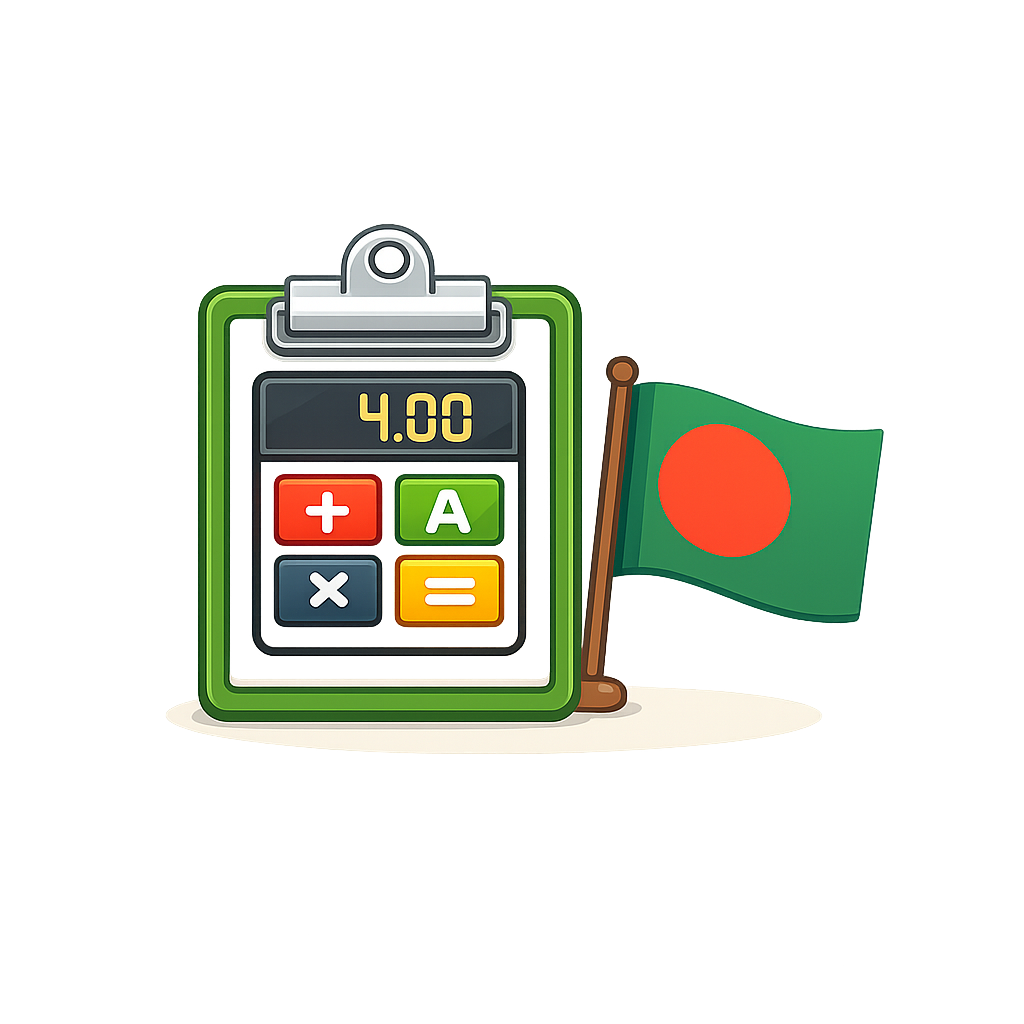 HSC GPA Calculator 2026 (With 4th Subject Rule)